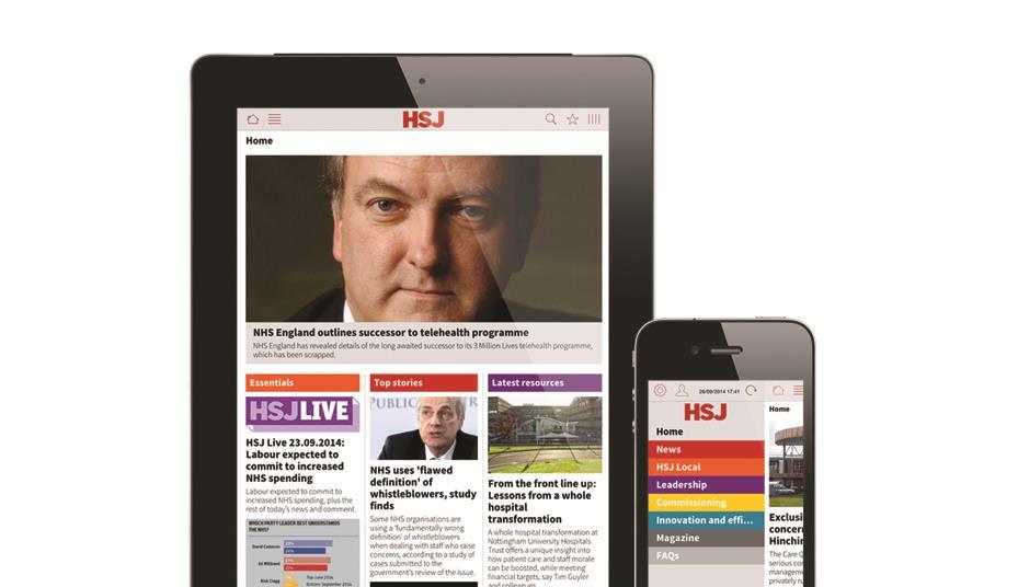 HSJ launches new app | News | Health Service Journal