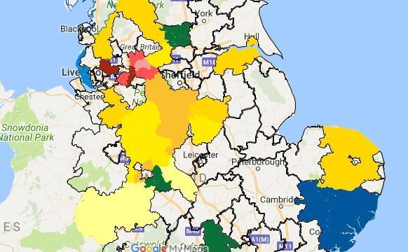 Updated: CCG mergers and shared leadership map | News | Health Service ...