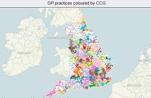 HSJ's latest CCGs map | News | Health Service Journal